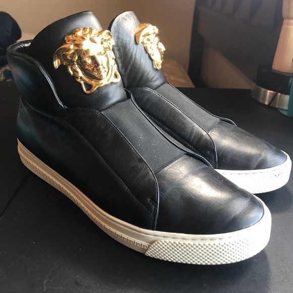 Versace | Shoes | Versace High Top Medusa Sneakers | Poshmark